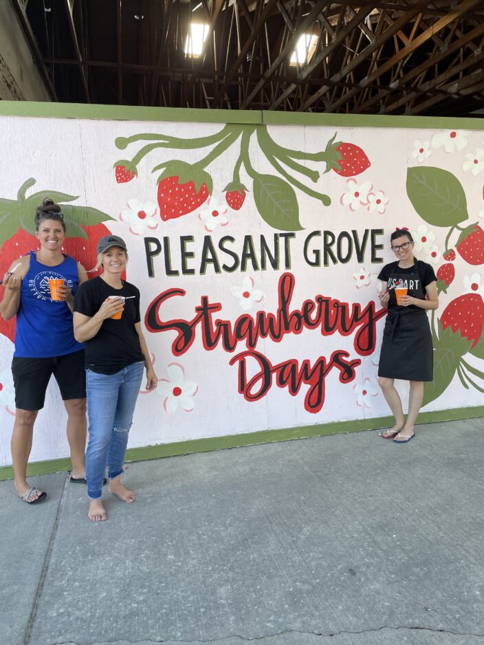 Strawberry mural created to celebrate city’s history | News, Sports ...